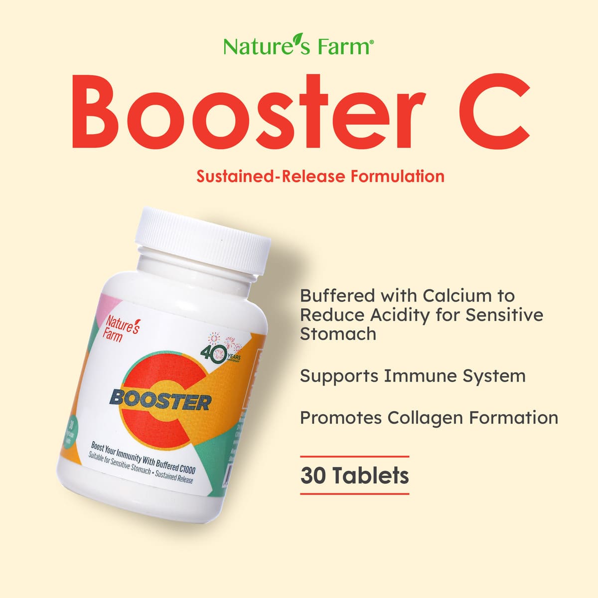 Buy Nature's Farm® Booster C 30s Singapore — Nature's Farm