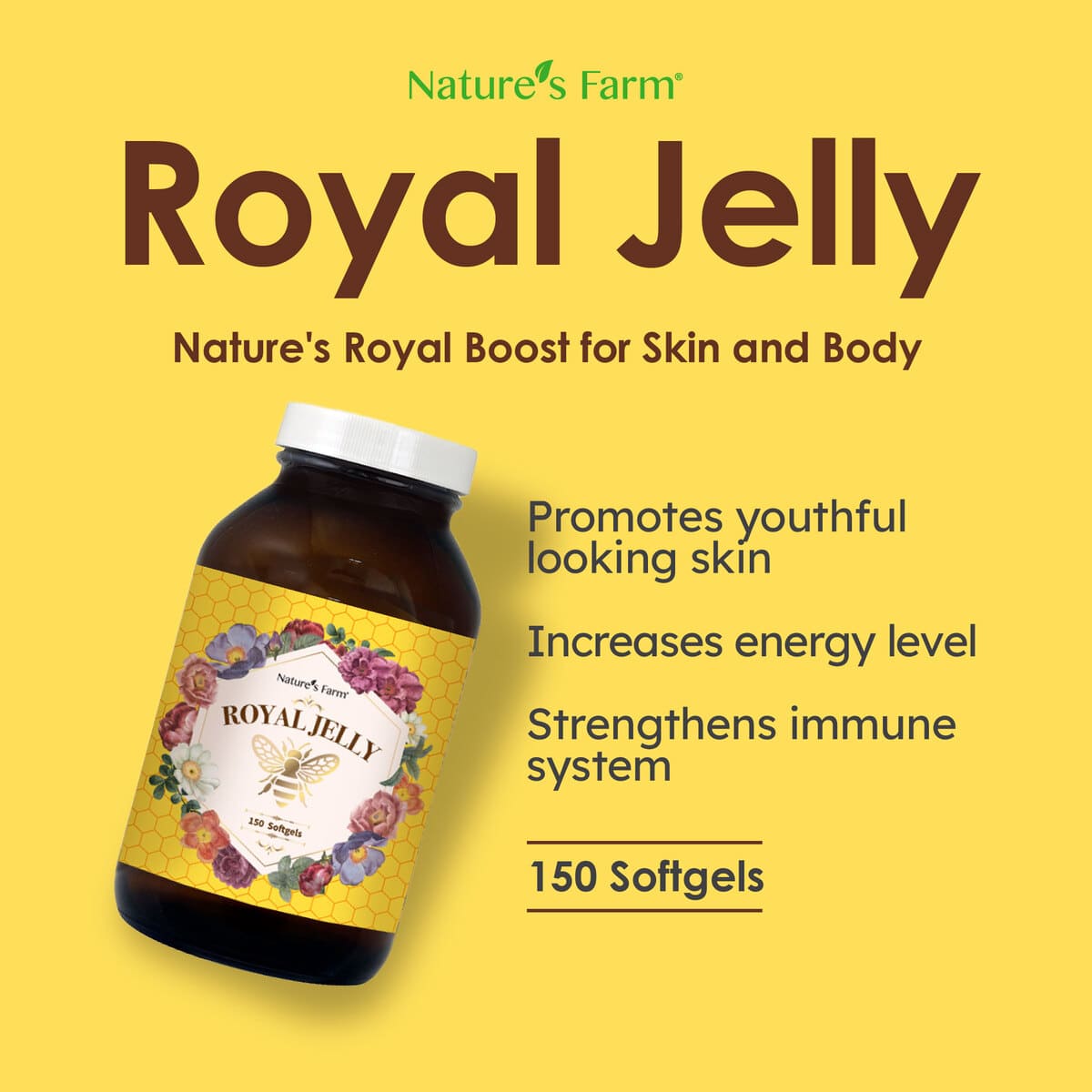 Nature's Farm ® Royal Jelly 150s