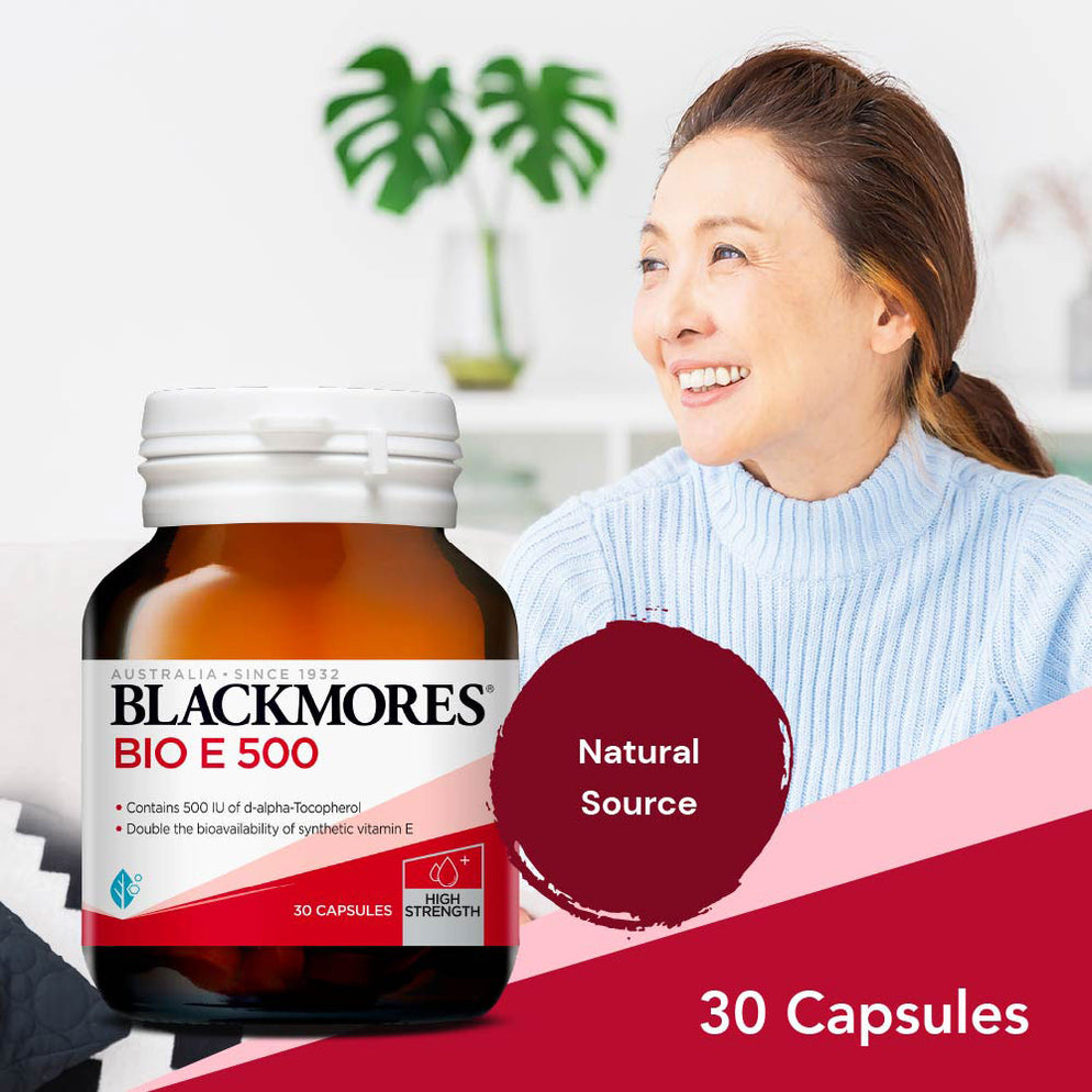 Blackmores Bio E 500IU Cap 30s — Nature's Farm