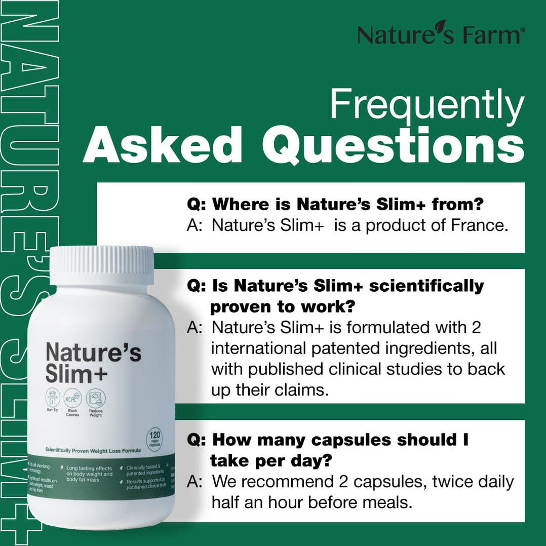 Nature's Farm® Nature's Slim+ 120s — Nature's Farm
